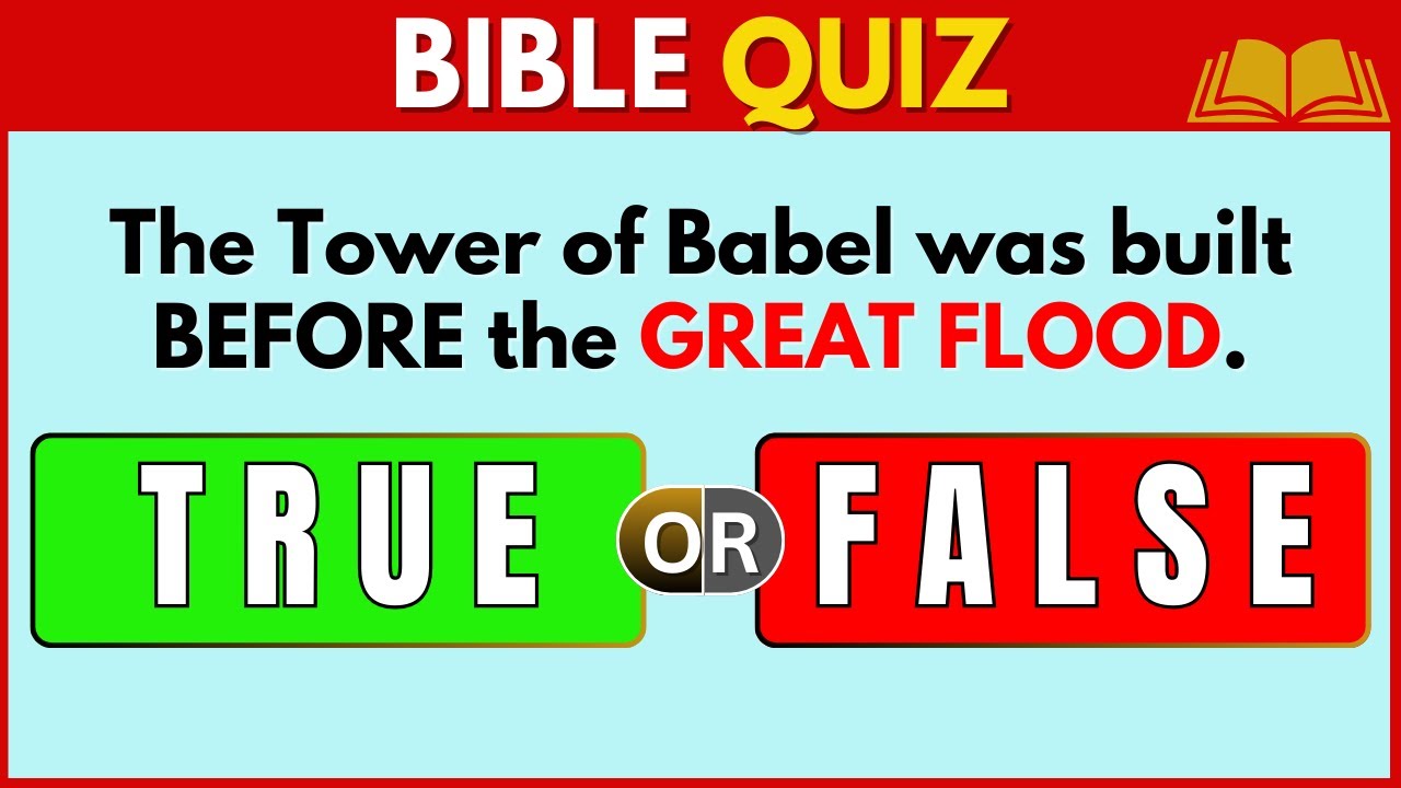 Genesis Trivia Challenge: True or False Bible Quiz SHOCKERS! #biblequiz ...