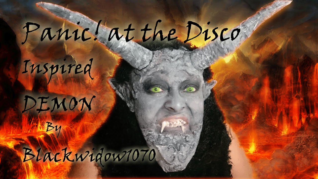Panic! At The Disco Inspired Demon Face Painting - SFX Makeup Tutorial ...