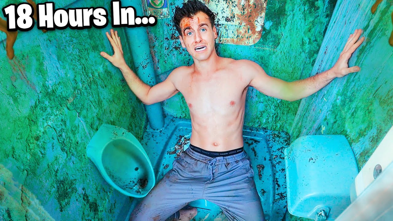 Staying In The Worlds Dirtiest Porta Potty For 24 Hours... - YouTube