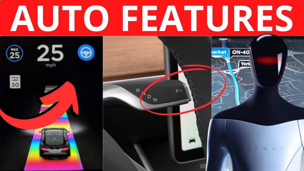 11 TOP TESLA AUTO FEATURES - You NEED TO KNOW - YouTube