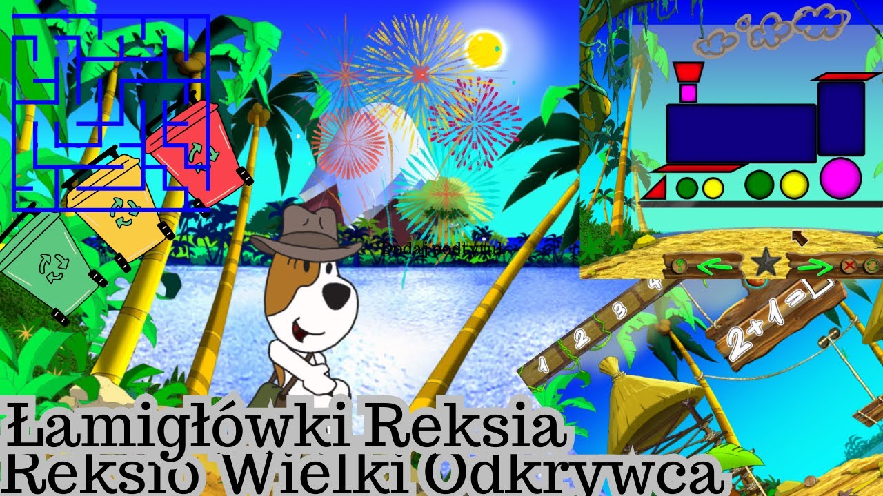 Łamigłówki Reksia: Reksio Wielki Odkrywca - Cała gra - YouTube