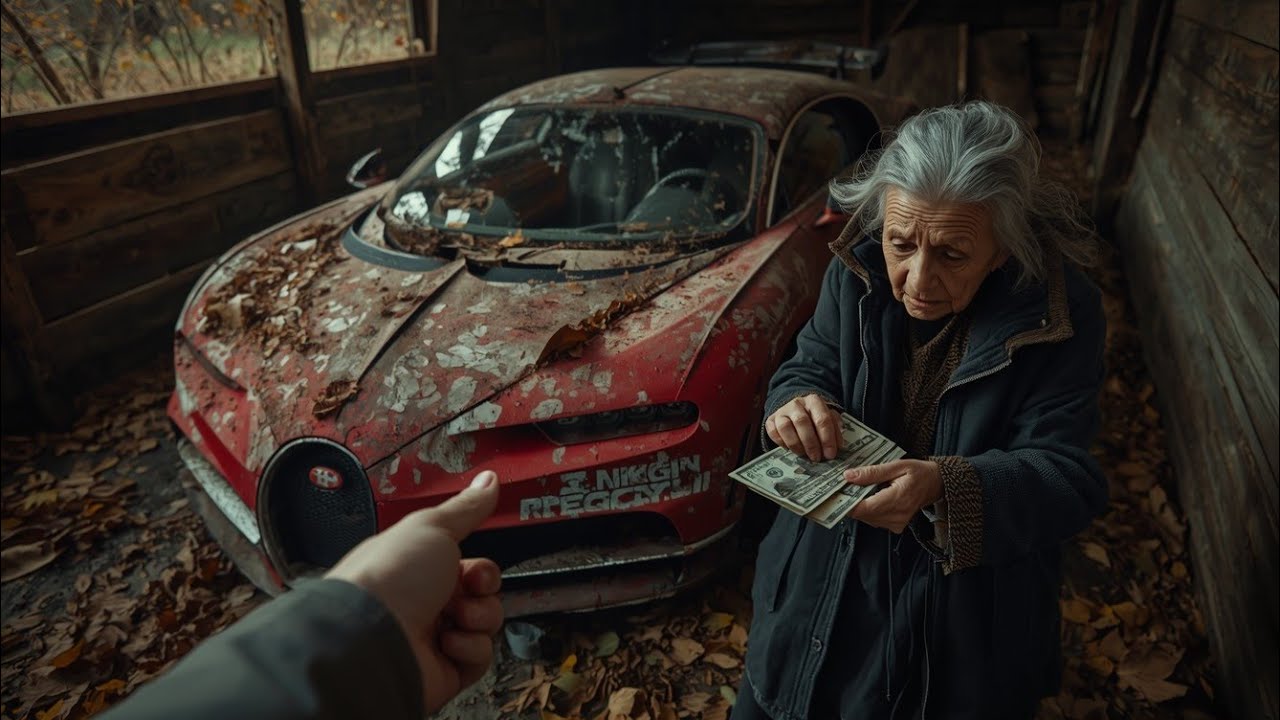 I Will Buy Bugatti Chiron for ONLY $500! Old Lady Sold Me His Abandoned ...