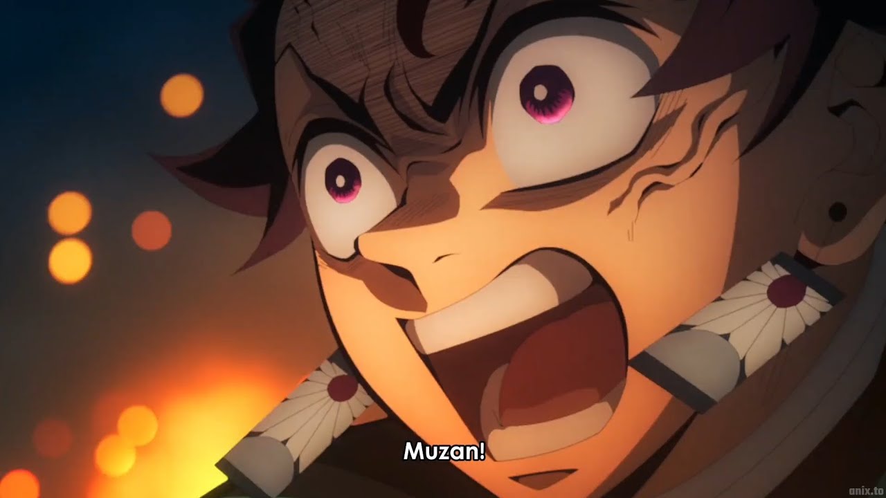 Tanjiro yelling "MUZAN!" - YouTube