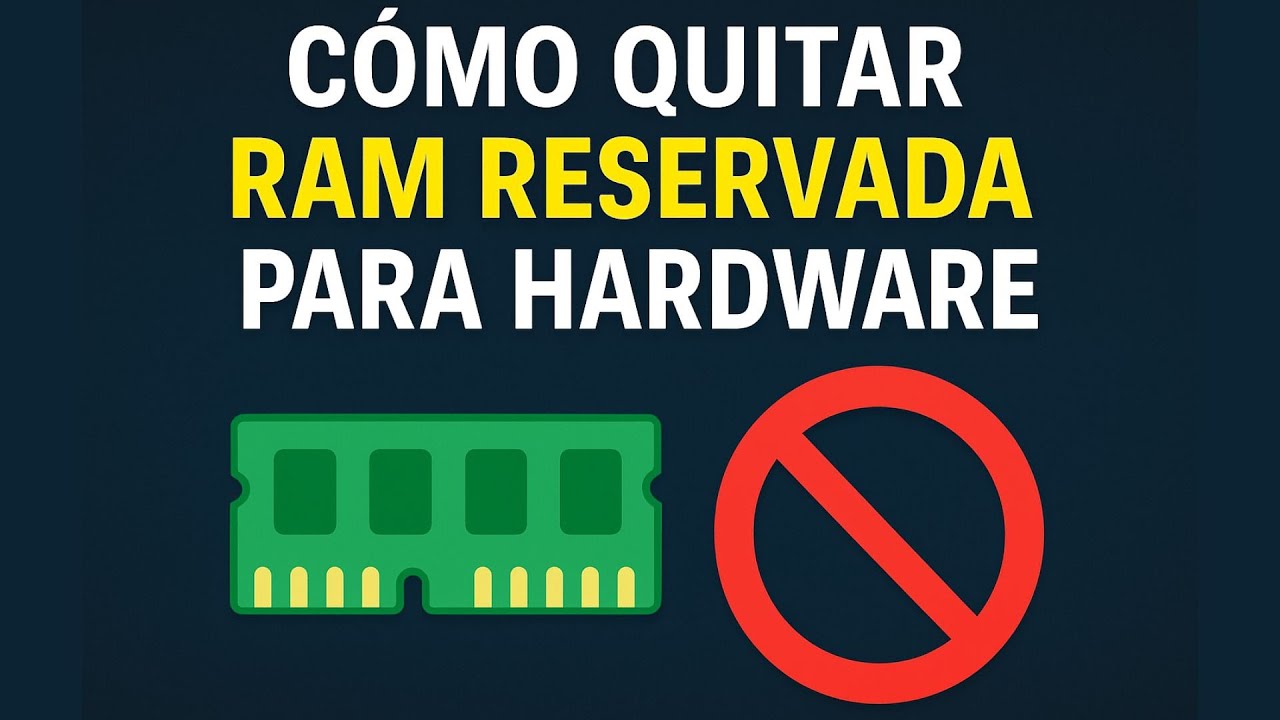 Cómo quitar RAM reservada para hardware en Windows 10 y 11 Guía ...