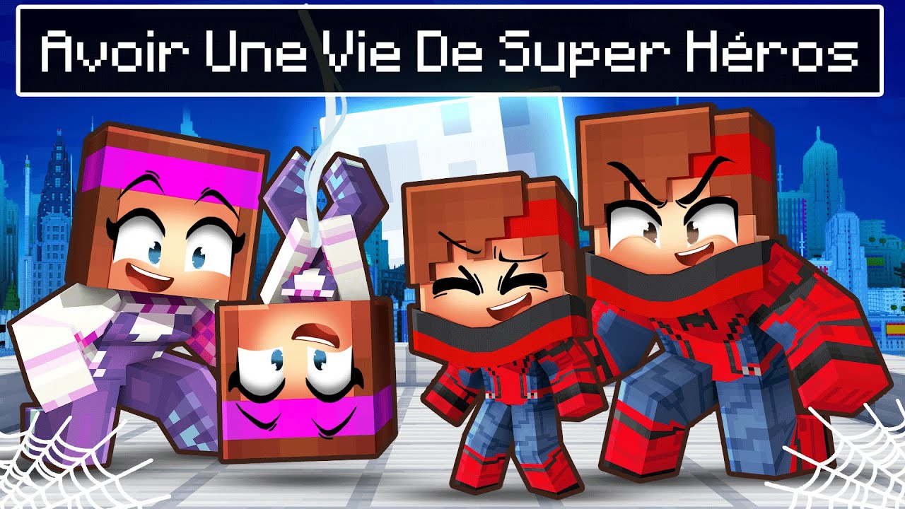 Avoir une vie de SUPER Héros sur Minecraft ! - YouTube