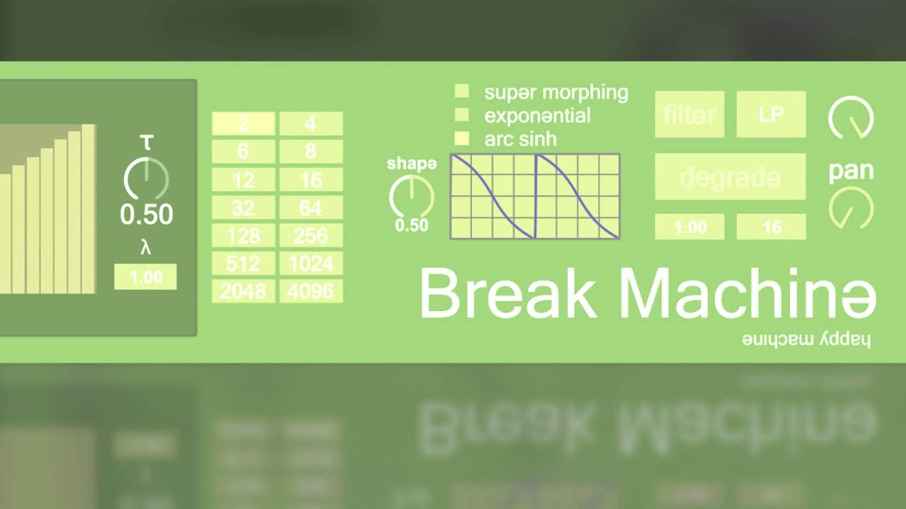 Introducing Break Machine 【MaxForLive】 - YouTube