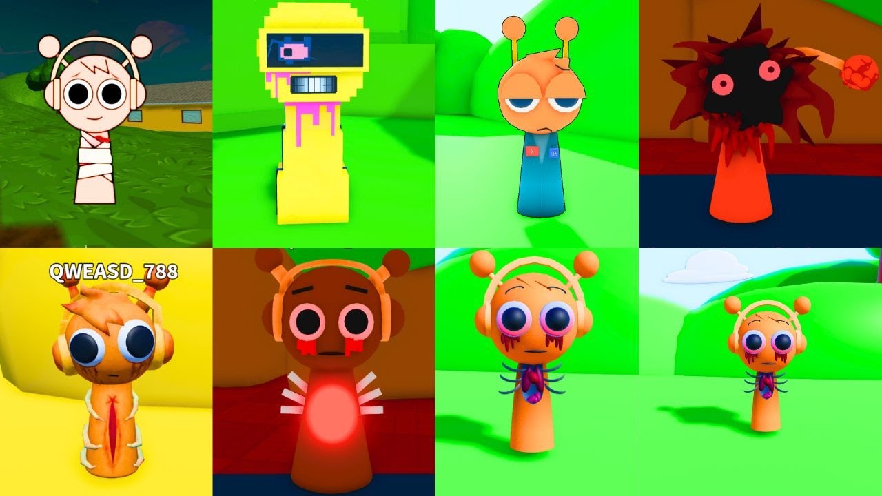 Evolution of OREN + HORROR OREN ALL PHASES in Different SPRUNKI ...