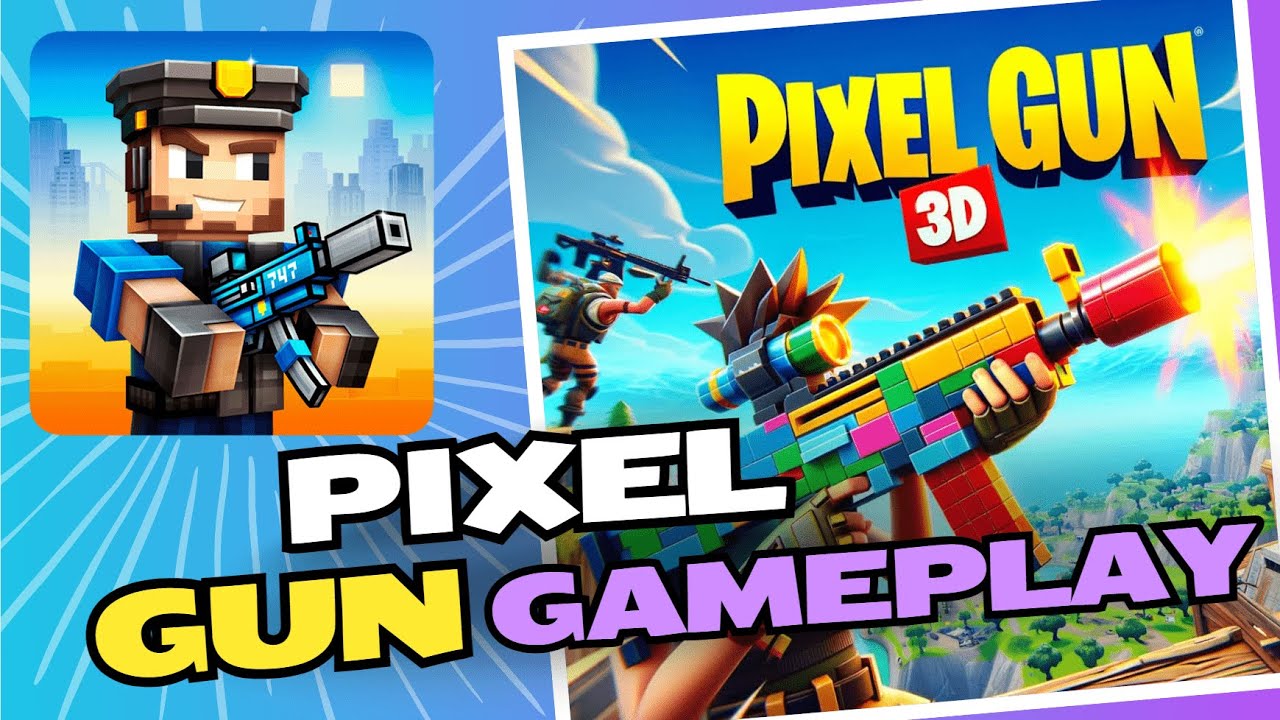 PIXEL GUN 3D PC Gameplay | Free Multiplayer Game PC 2024 #pixelgun # ...