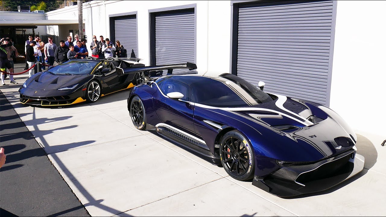 New Aston Martin Vulcan at crazy Cars & Coffee! - YouTube