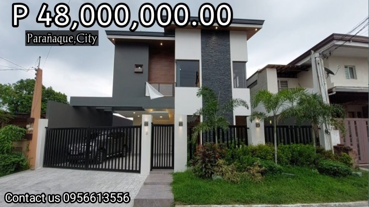 House tour/ 48M/ 3 Storey Modern House and lot for sale in Merville ...