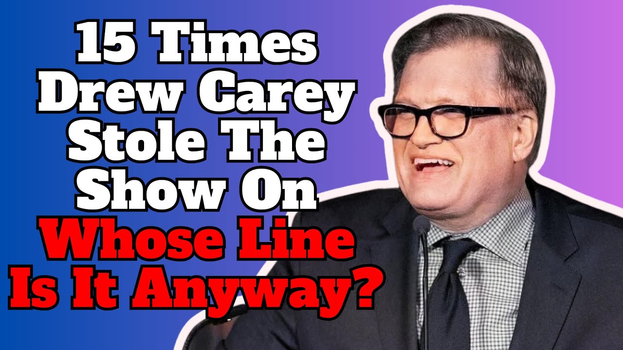 15 Times Drew Carey Stole The Show On "Whose Line Is It Anyway?" - YouTube