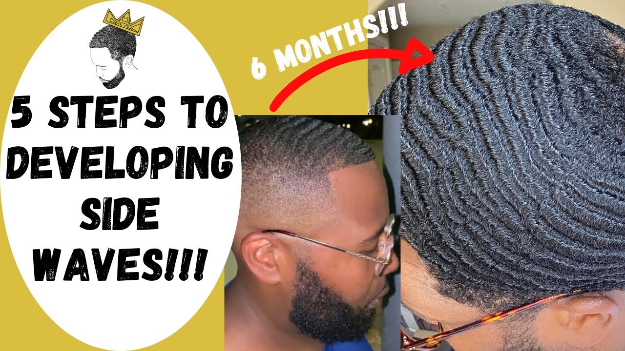 360 WAVES: 5 STEPS TO DEVELOPING SIDE WAVES!!! #coarsehairedkingz - YouTube