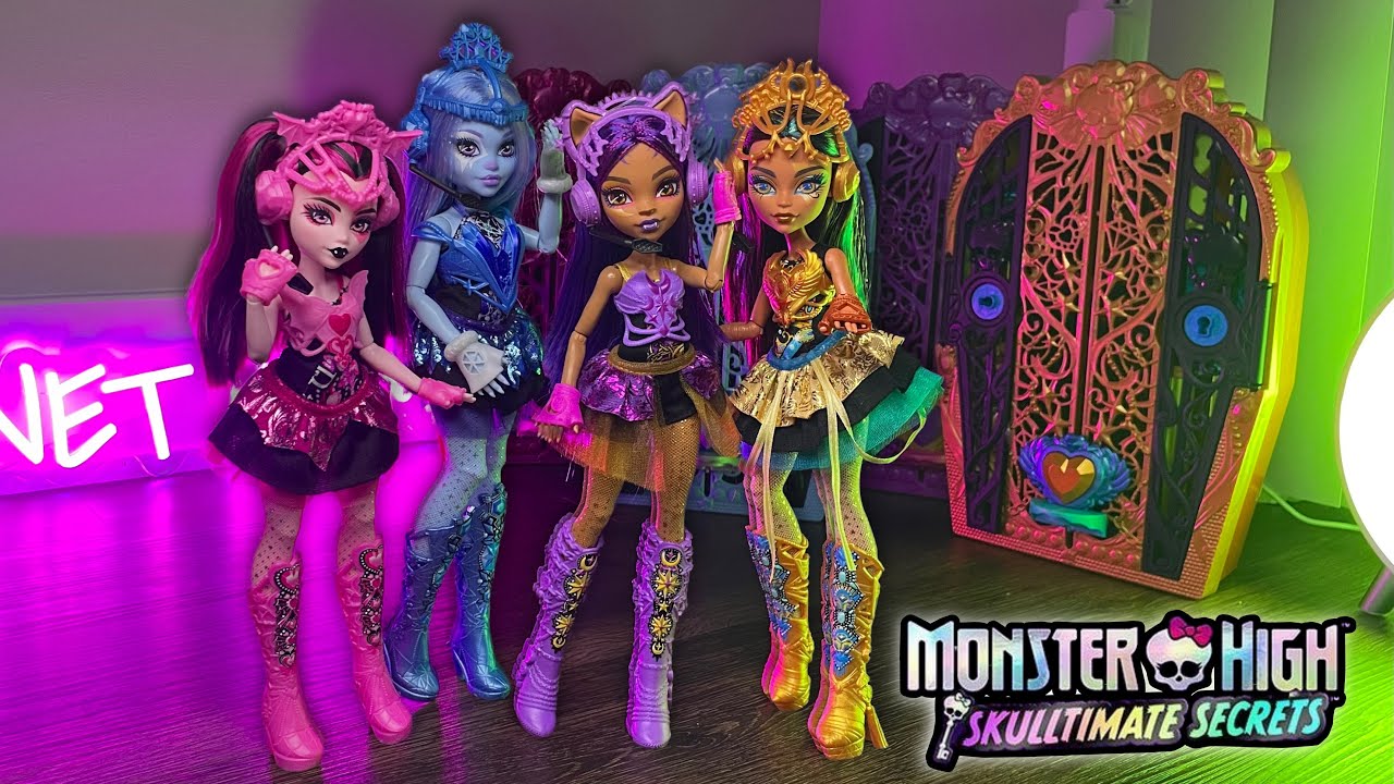 Monster High SKULLTIMATE SECRETS 4 Doll Unboxing and In-depth review ...