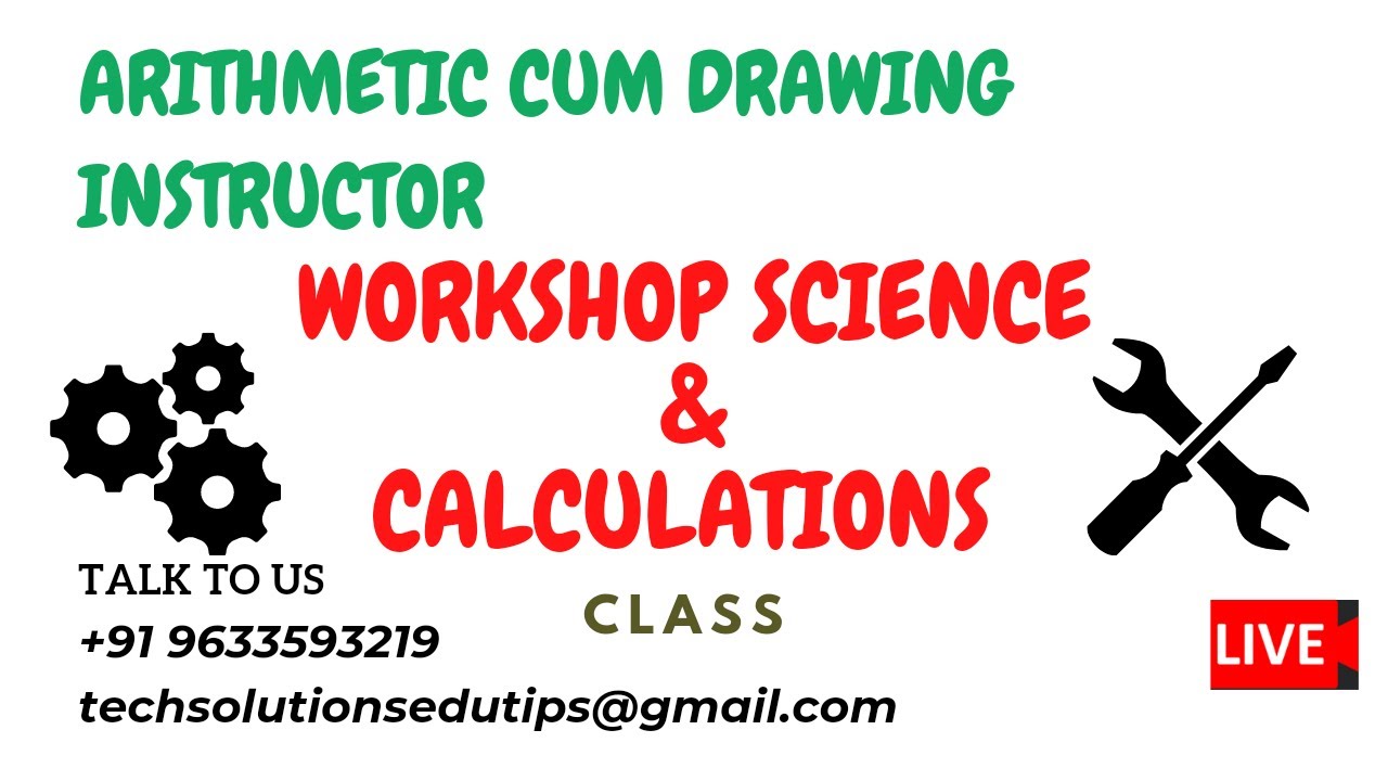 WORKSHOP CALCULATIONS 33 MENSURATION #workshop calculations #acd # ...