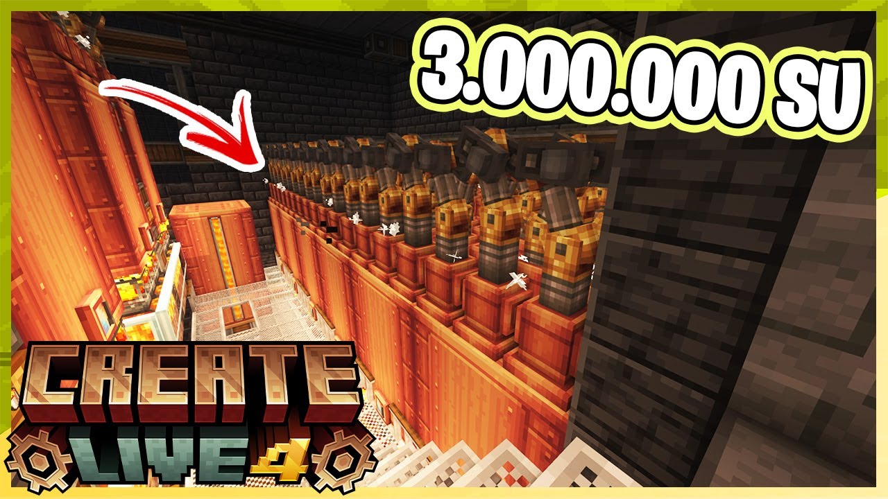 3.000.000 SU | Minecraft Create Live 4 | 23 | #createlive4 - YouTube