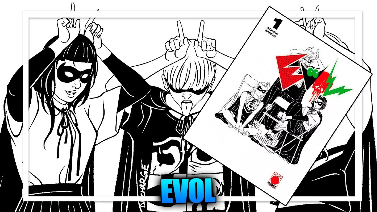 EVOL este manga tiene muchas cosas de COMICS DE SUPER HEROES - YouTube