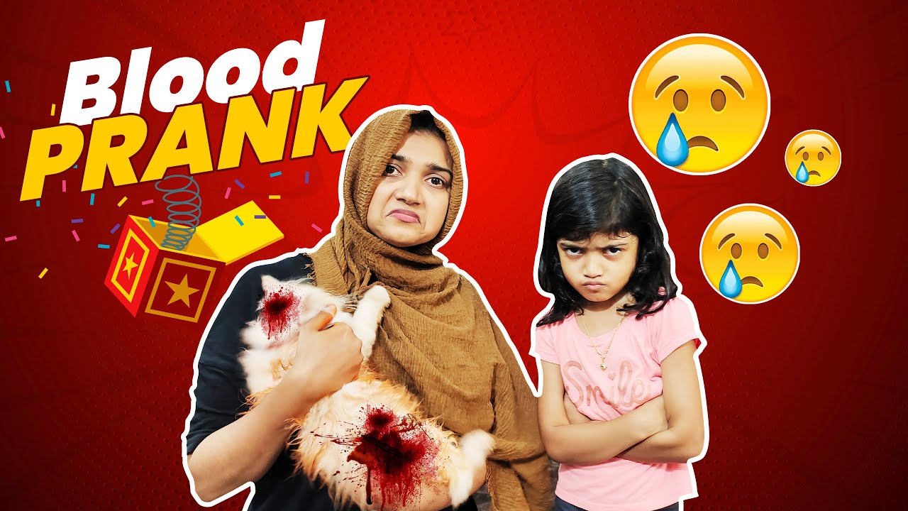 Blood Prank | Ezzahക്കു ഒരു പ്രാങ്ക് | പൂച്ചയുടെ ദേഹം മൊത്തം blood ...