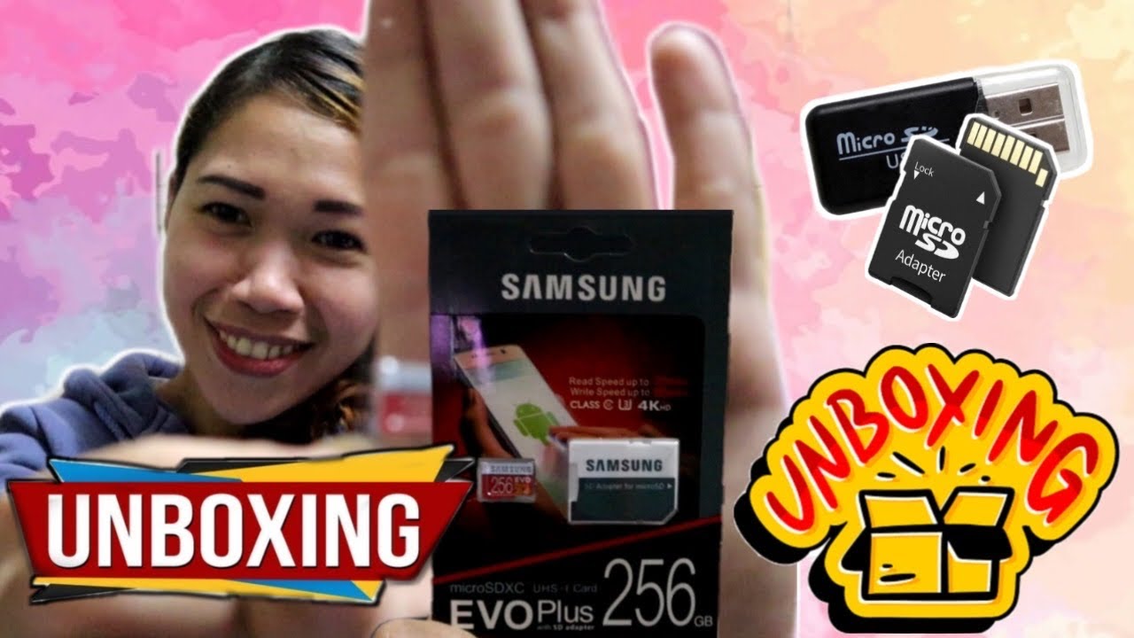UNBOXING : Samsung 256 gb Memory Card + Adapter + Card Reader | Vlog # 87 - YouTube