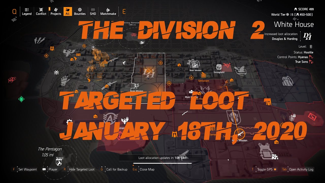 Division 2: Targeted Loot January 18th - YouTube