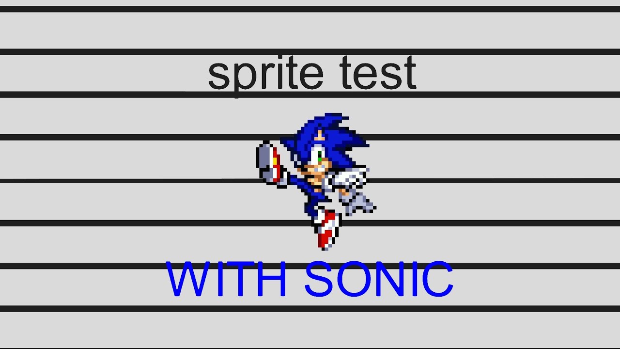 sprite animation test - YouTube