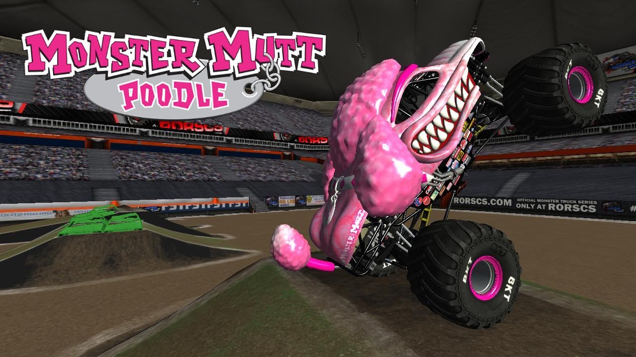 Rigs of Rods Monster Jam Monster Mutt Poodle Freestyle Syracuse - YouTube
