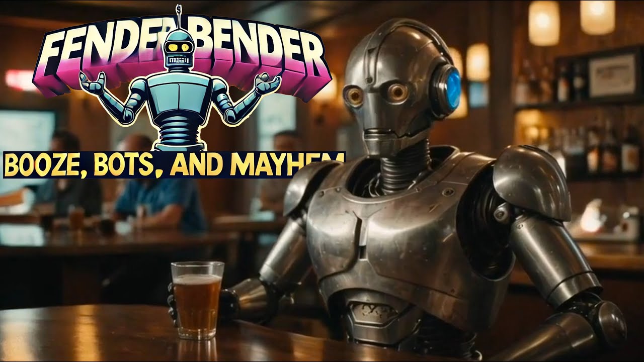 Fender Bender: Booze, Bots and Mayhem! AI Short Film - YouTube