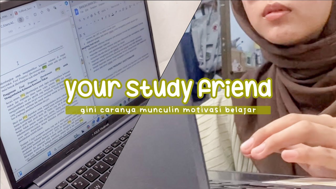 study vlog | your study friend #6 : cara munculin motivasi belajar - YouTube