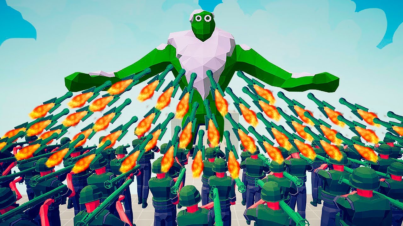 WHO CAN SURVIVE 50x ROCKET LAUNCHER? | TABS Totally Accurate Battle ...