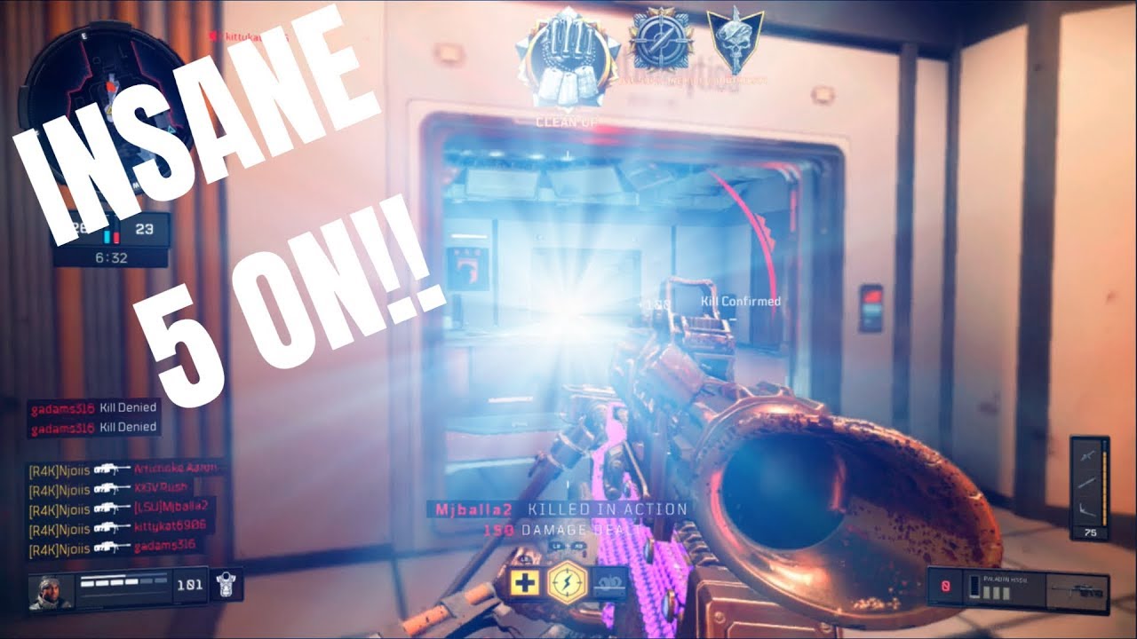 BO4 Highlights! #1(INSANE 5ON) - YouTube
