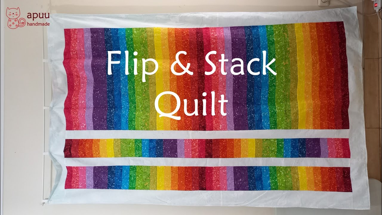 Cara jahit : Flip & Stack | Beginner friendly | DIY | How to make | Tutorial | Patchwork | Quilt ...