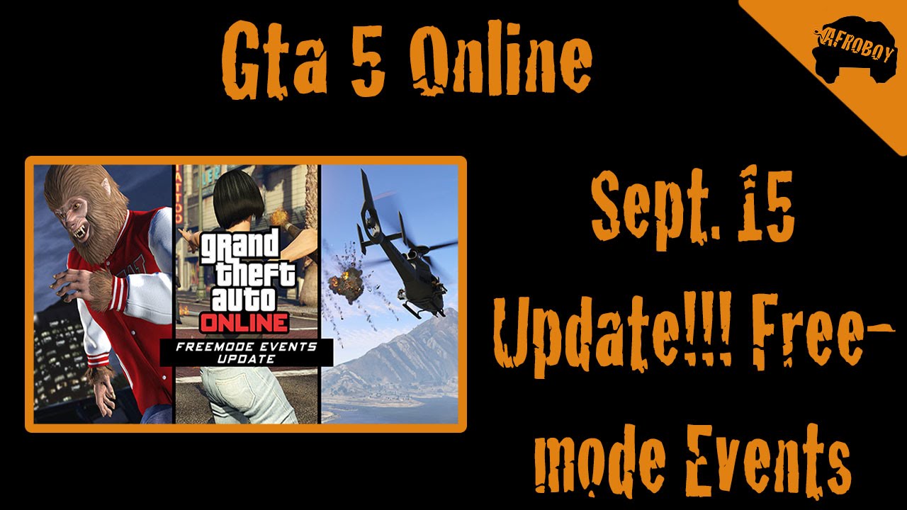 Gta 5 Online | Freemode Events Update | Sept.15 - YouTube