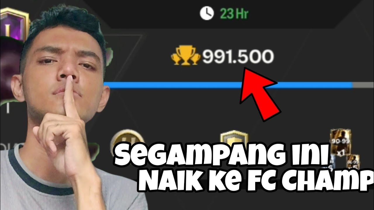Aku Berhasil Naik ke Rank FC Champions - FC Mobile - YouTube