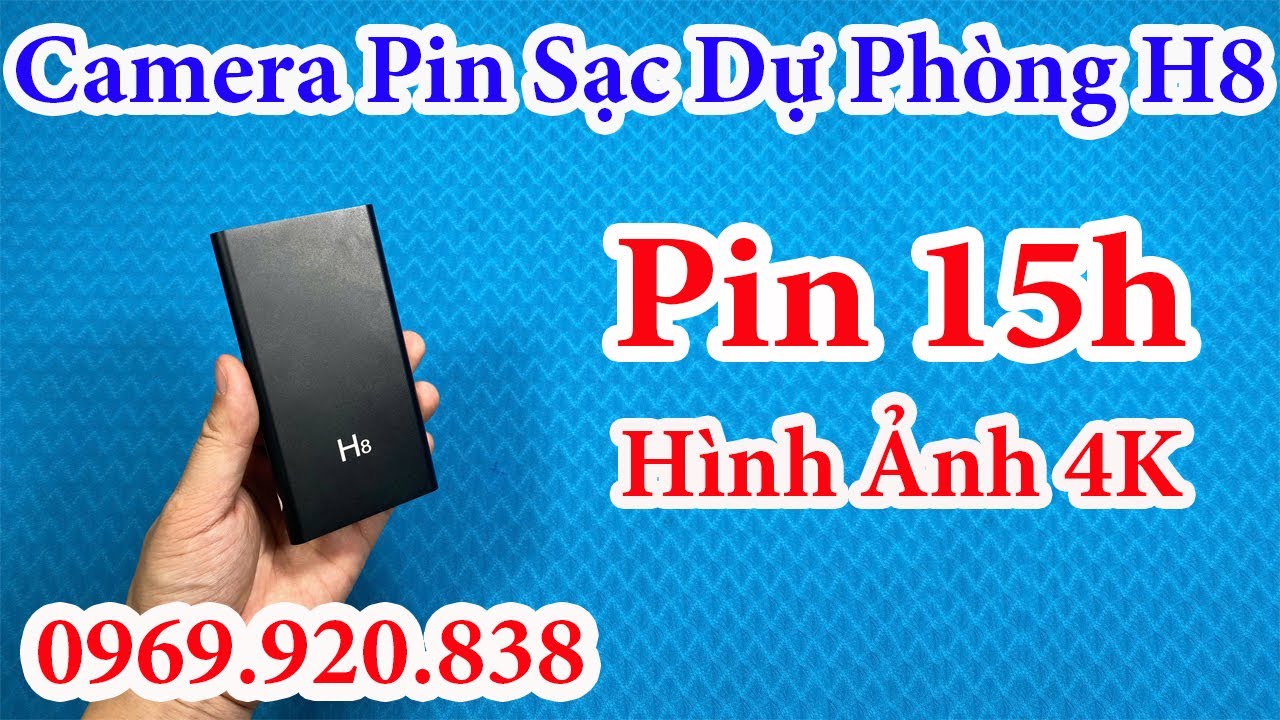 Camera Pin Sạc Dự Phòng H8 Giá Rẻ , Camera GIẤU KÍN Pin Sạc Dự Phòng H8 Wifi 4K Kết Nối Điện ...