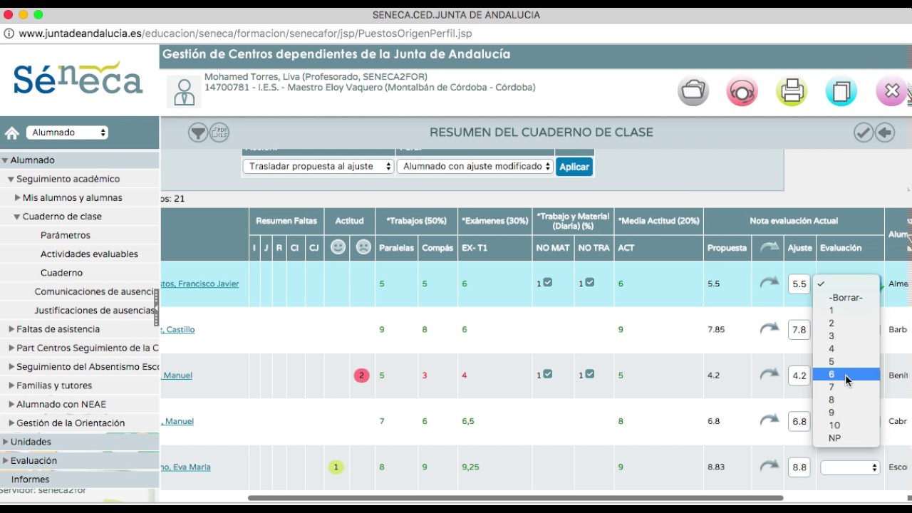 Cuaderno del profesor en Séneca. Introducción - YouTube