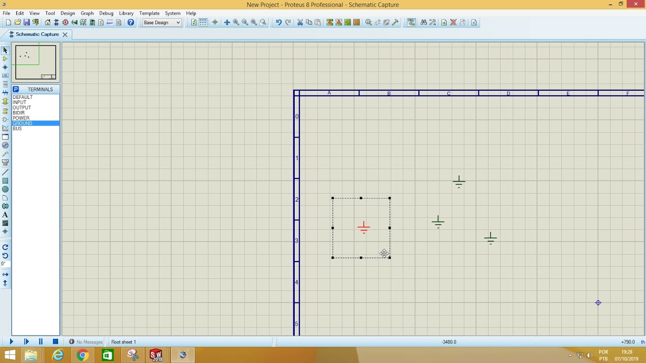 Alterando simbologia do GROUND no #PROTEUS - YouTube