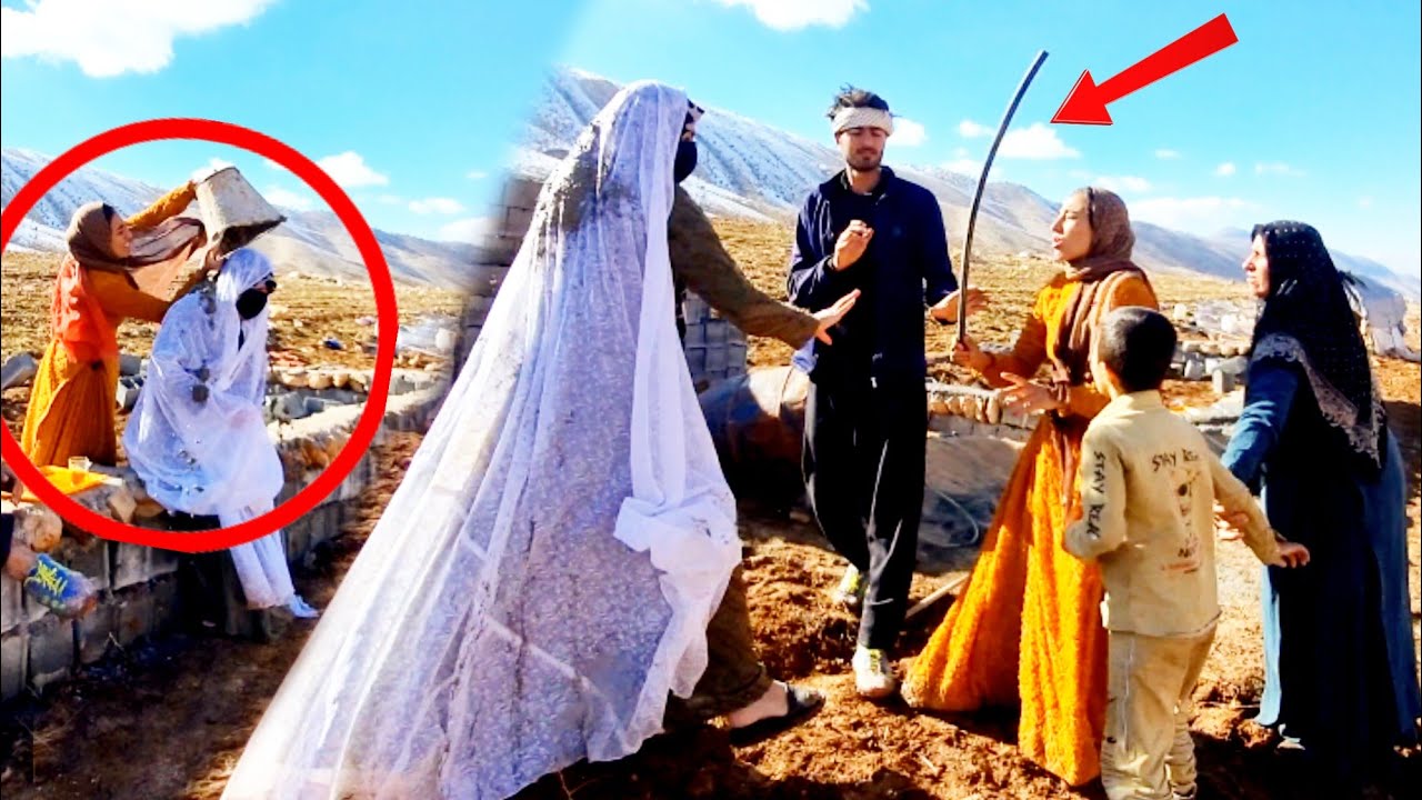 Tension and conflict between the first and second wives and the unfaithful nomadic husband - YouTube