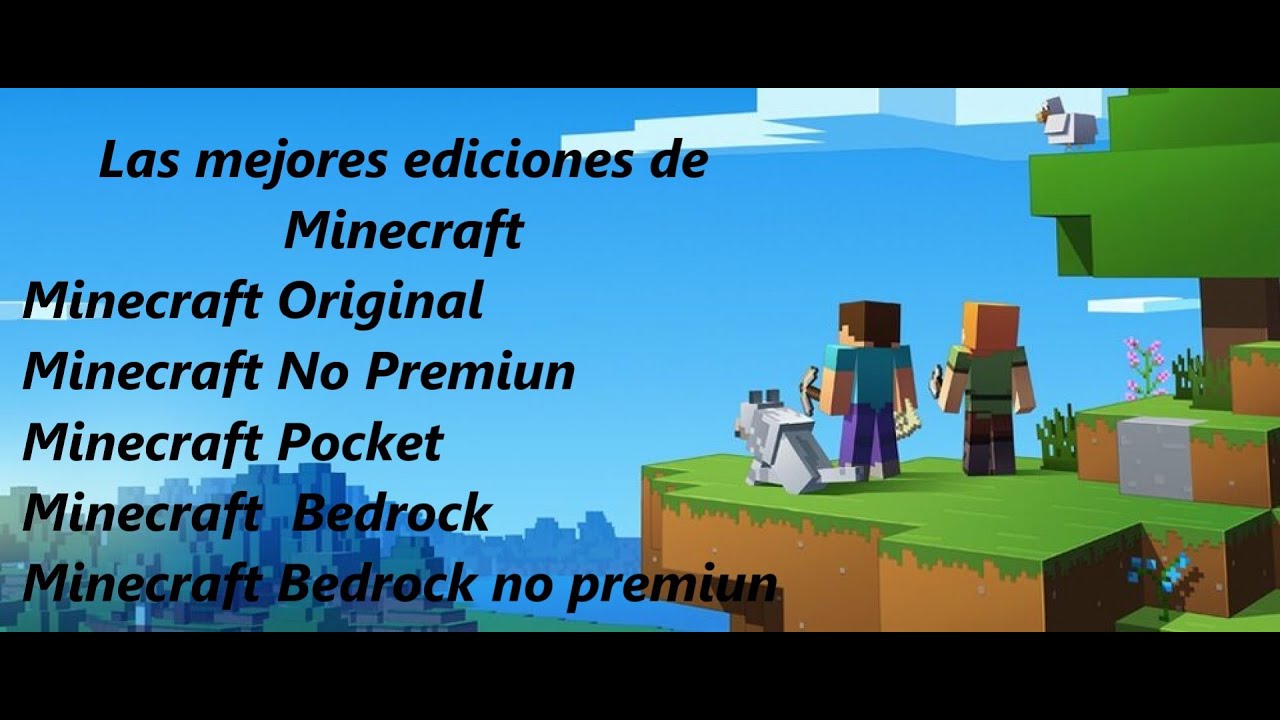las mejores ediciones de minecraft para pc y android - YouTube