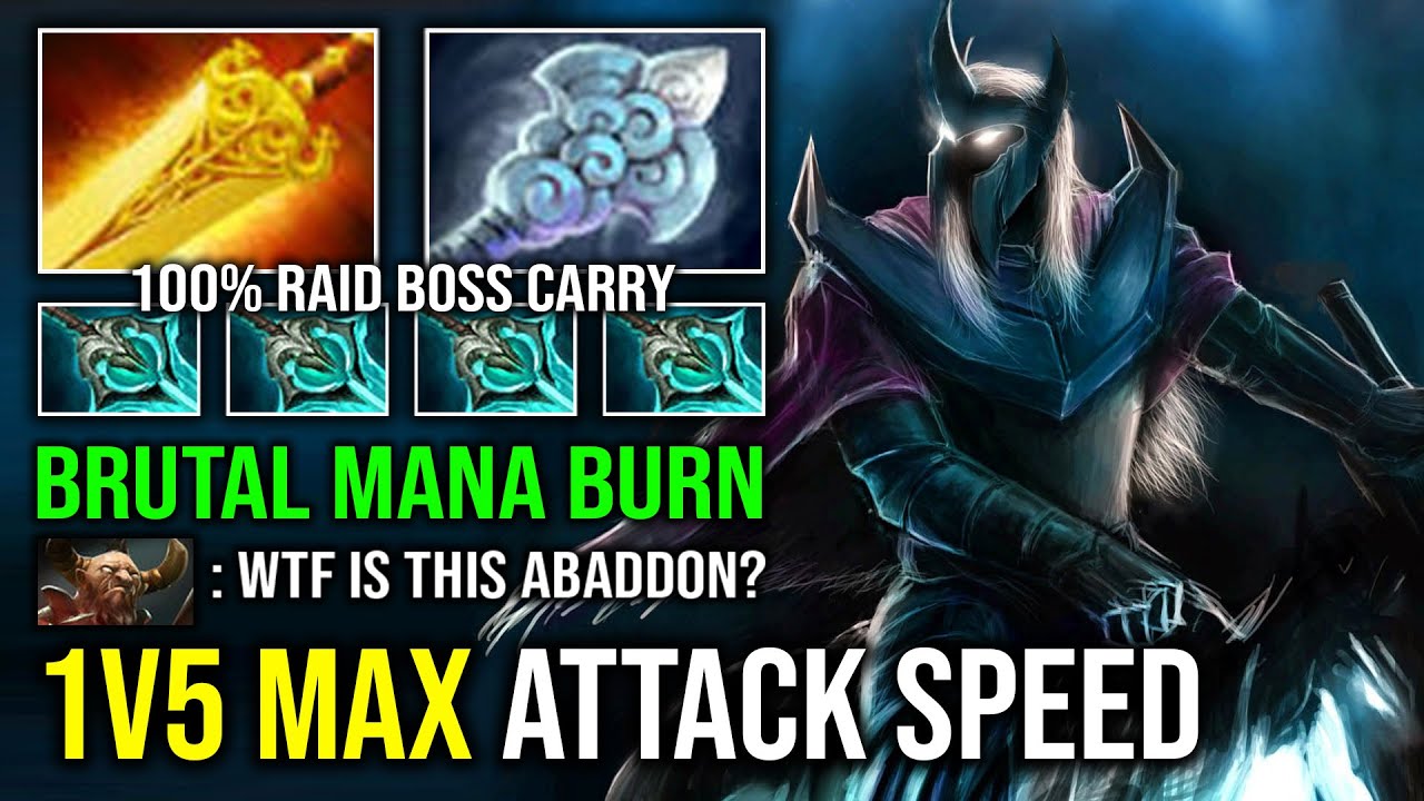 BRUTAL Mana Burn 1v5 Unlimited Curse of Avernus Max Attack Speed ...