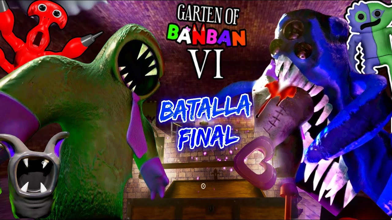 GARTEN OF BANBAN 6 BATALLA FINAL! SR DADADOO VS EVIL NABNAB! Garten Of ...