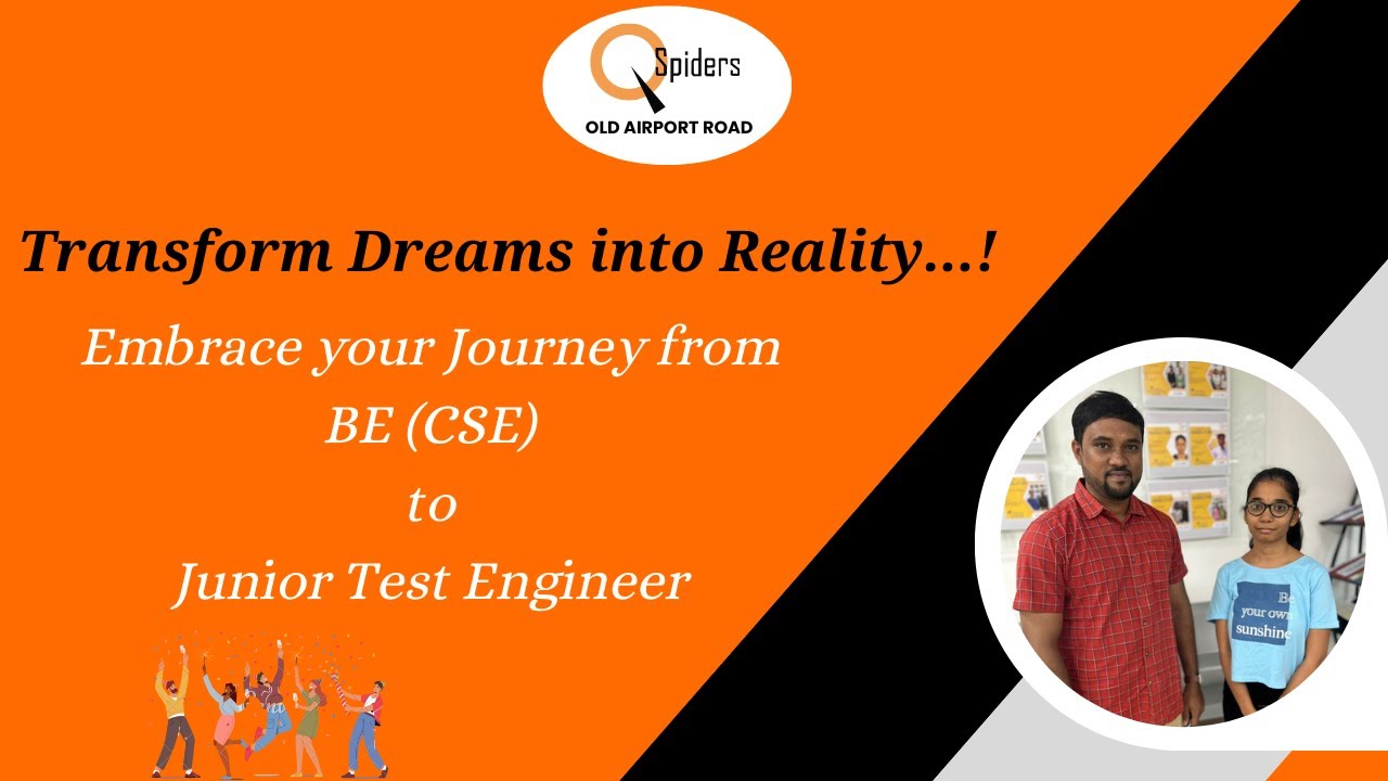 My Placement Journey from BE (CSE) to Junior Test Engineer | QSpiders ...