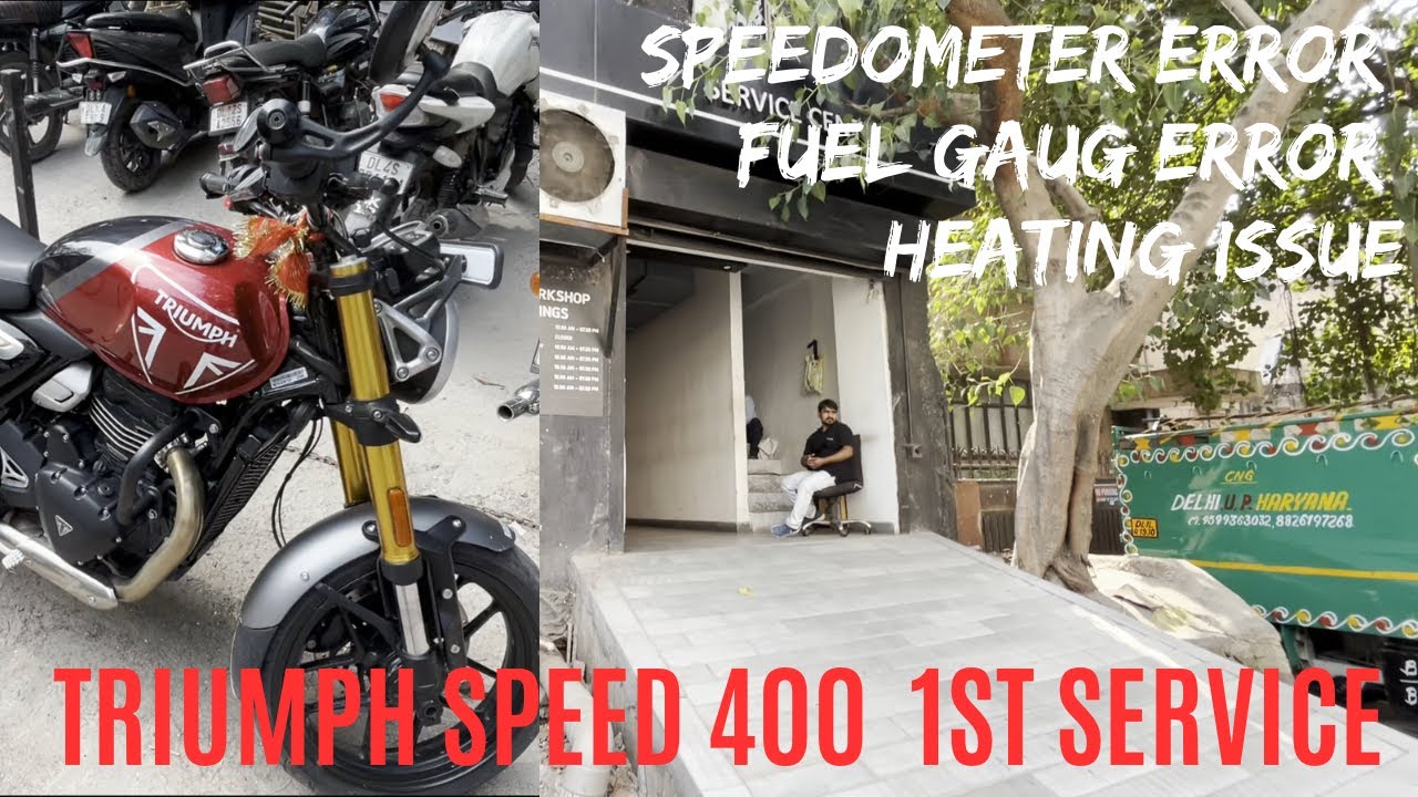 Triumph Speed 400 : 1st Service Experience | Problem Solution ...