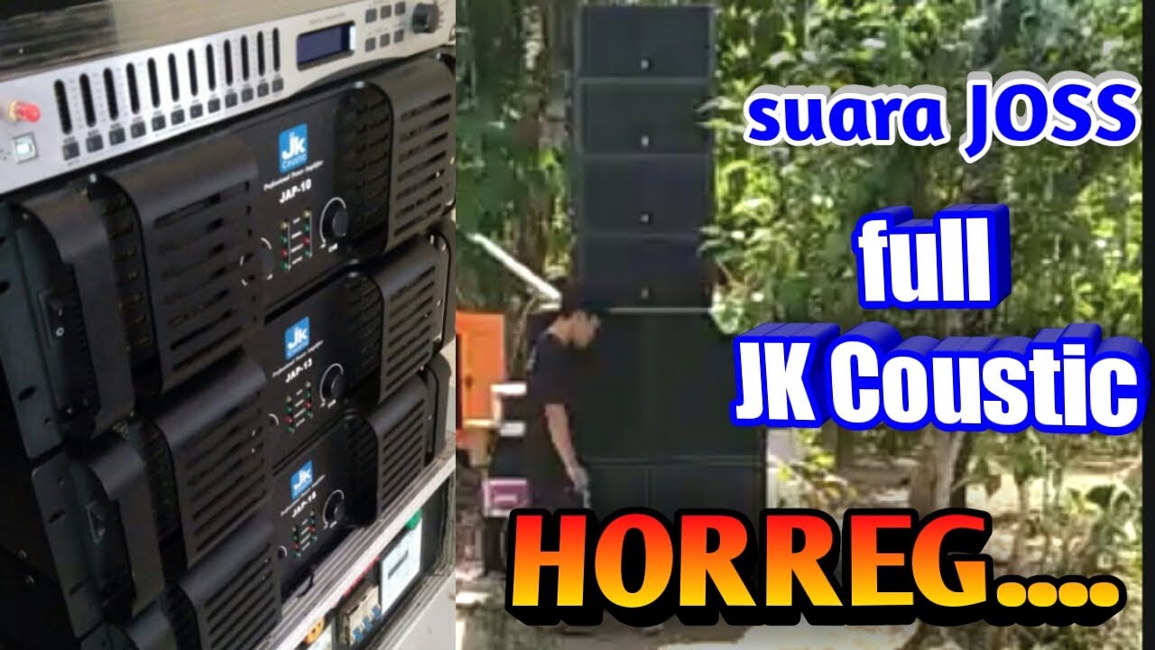 Cek Sound Horeg | Power speaker Full JK Coustic Glerr - YouTube