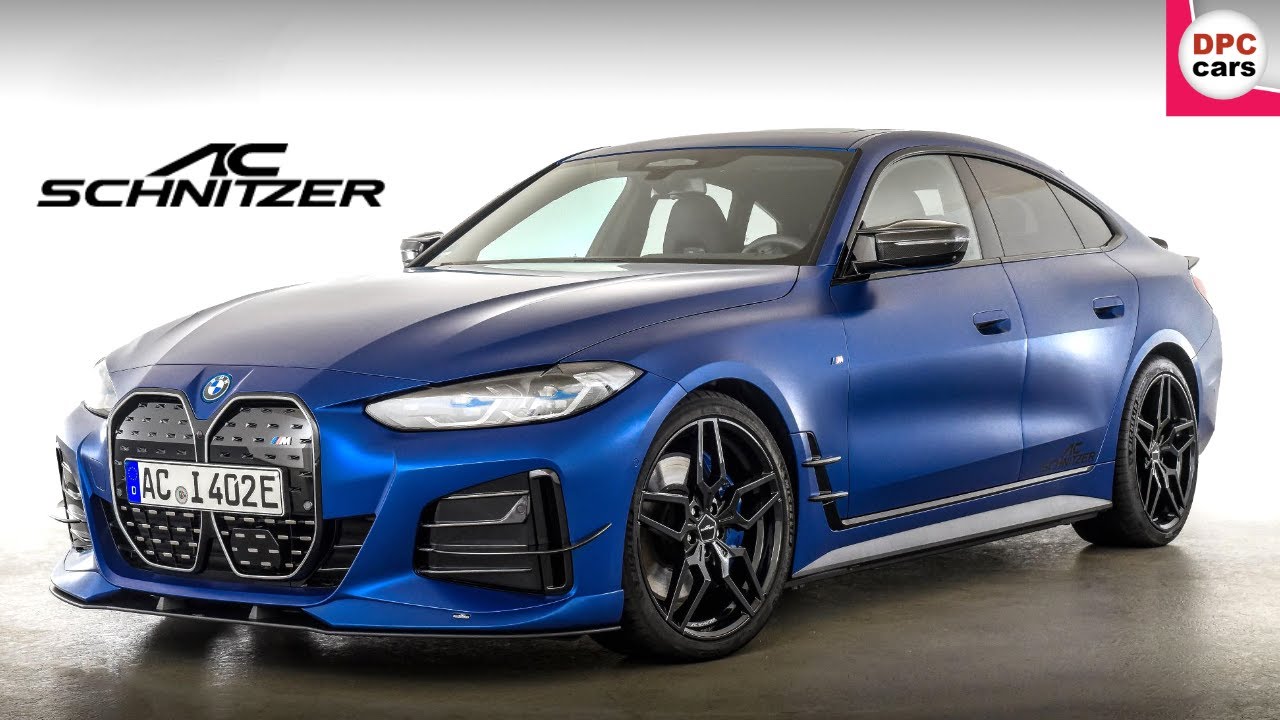 AC Schnitzer Tuning For The BMW i4 G26 Electric Car - YouTube