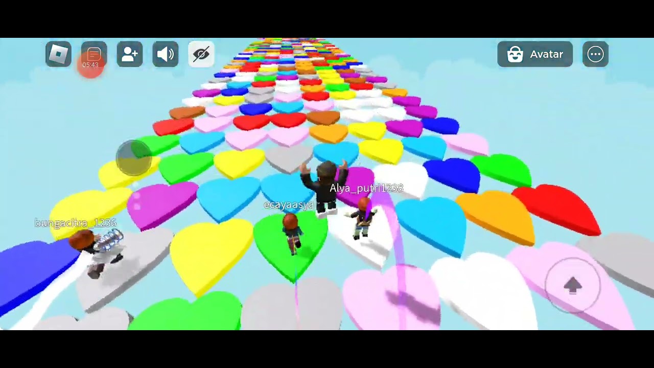 Roblox color block race I'm am pro kaagad - YouTube