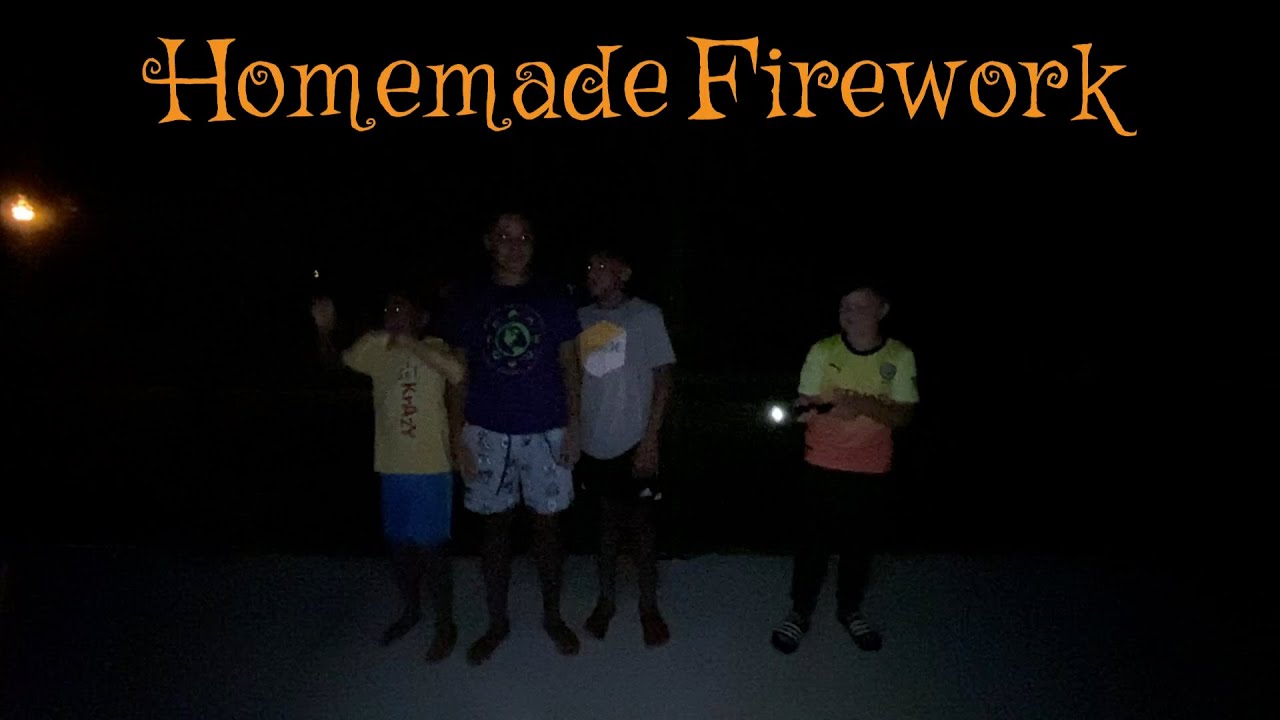 DIY- How to make homemade fireworks. Easy - YouTube