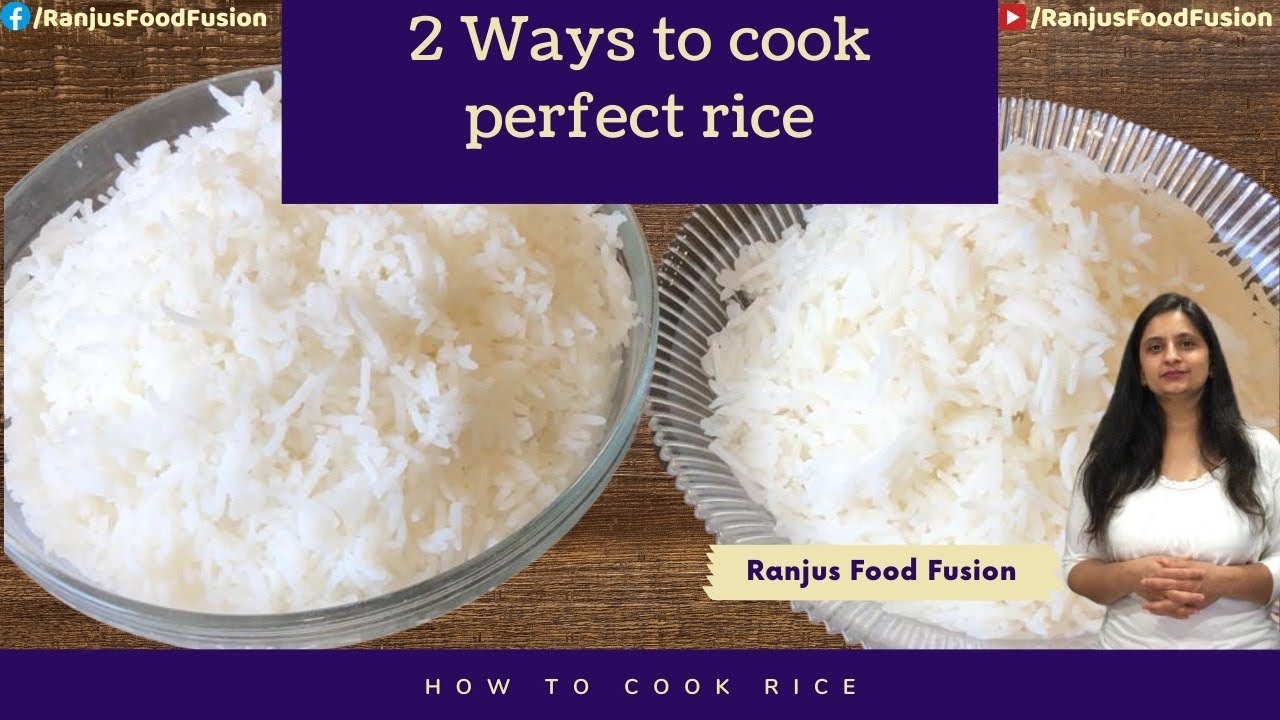 2 Ways to cook perfect rice | cook rice in 6-8 minutes | How to boil ...