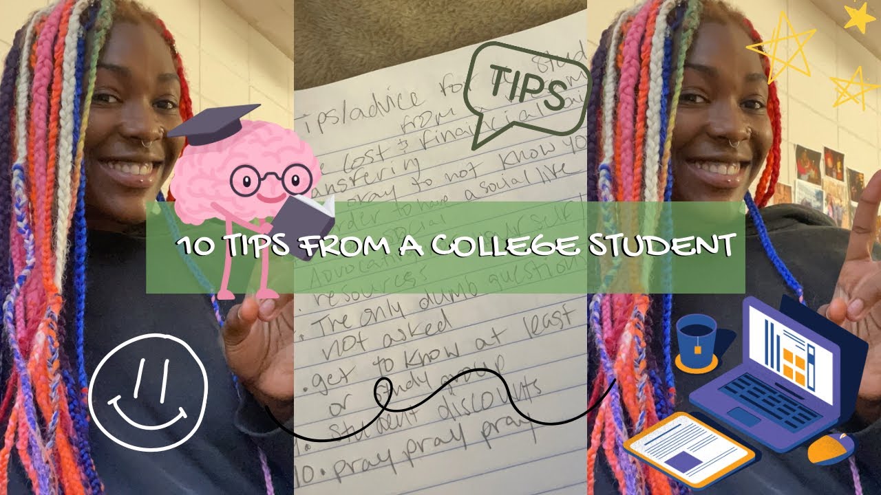 10 TIPS FROM A COLLEGE STUDENT | FRESHMAN ADVICE - YouTube