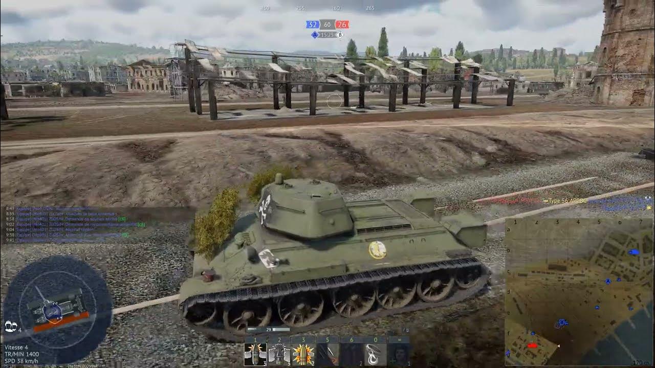 War Thunder Fr T 34 - 57 (1943) - YouTube