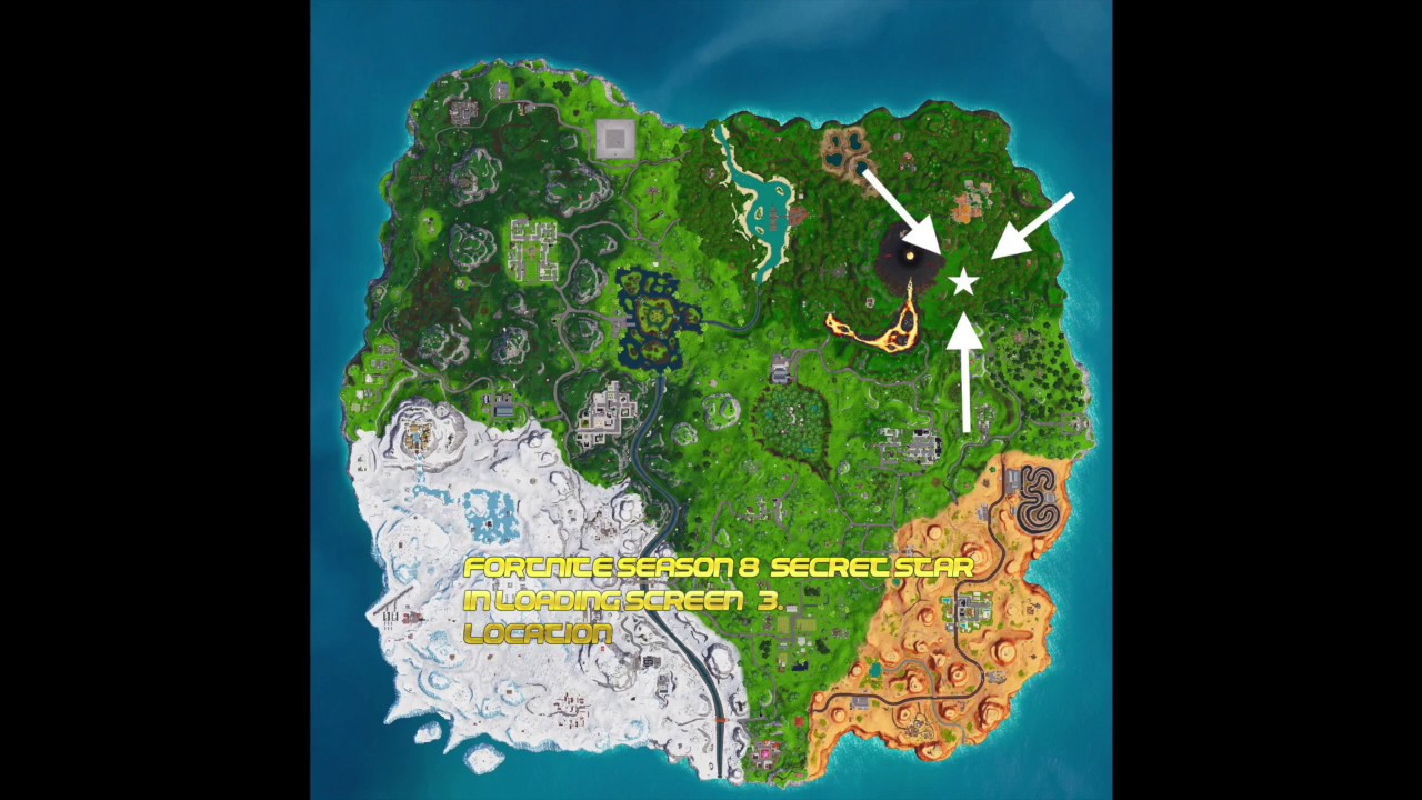 Fortnite season 8- secret star in loading screen #3. LOCATION!!! - YouTube