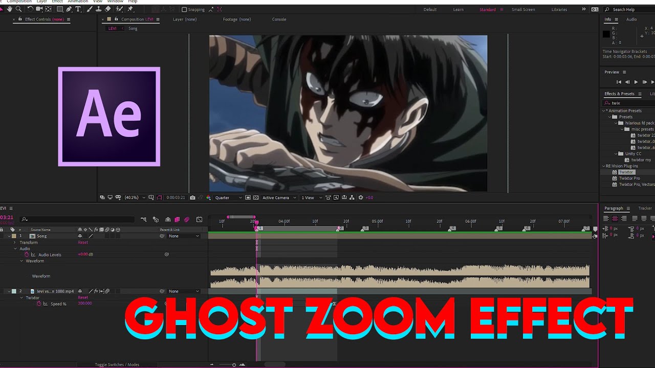 Cara membuat Ghost Zoom di After Effect | Tutorial - YouTube